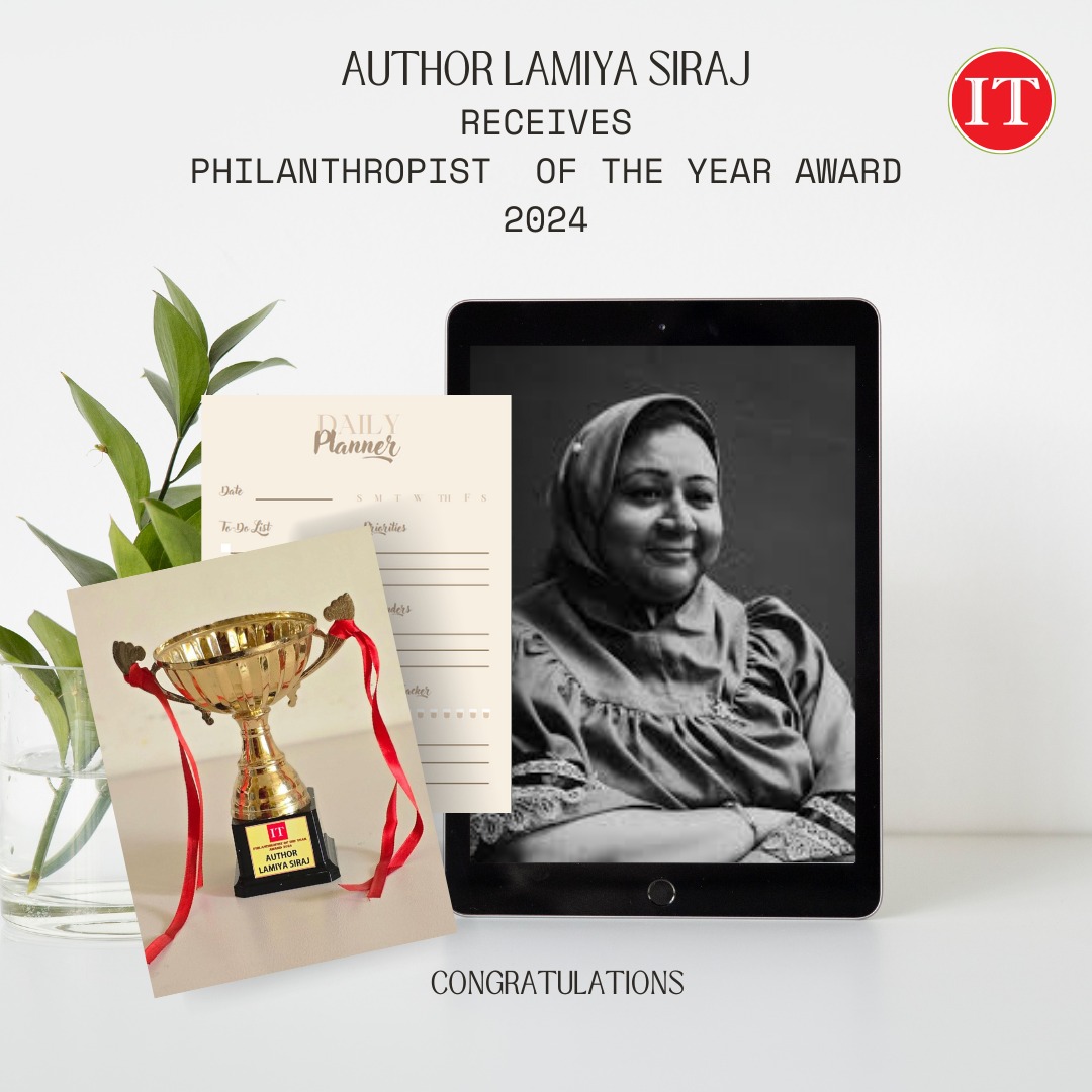 Lamiya Siraj Honored with Philanthropist of the Year Award for Her ...