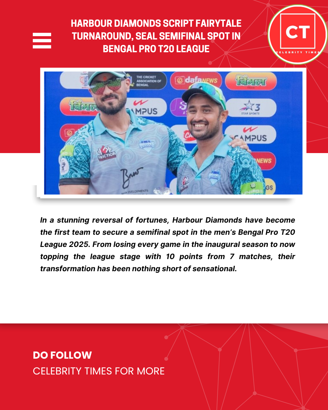 Harbour Diamonds Script Fairytale Turnaround, Seal Semifinal Spot in ...